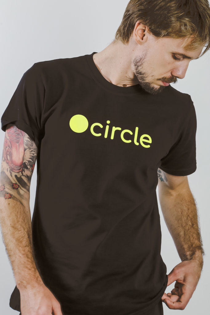 Circle Men T Shirt Black/Fluo - Circle
